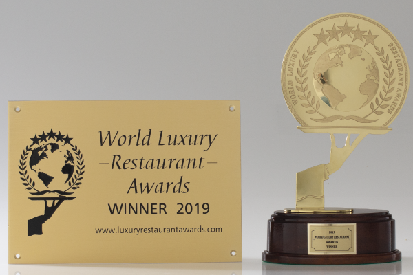 World Luxury Restaurant Awards Trophy & Plaque Package - The World ...