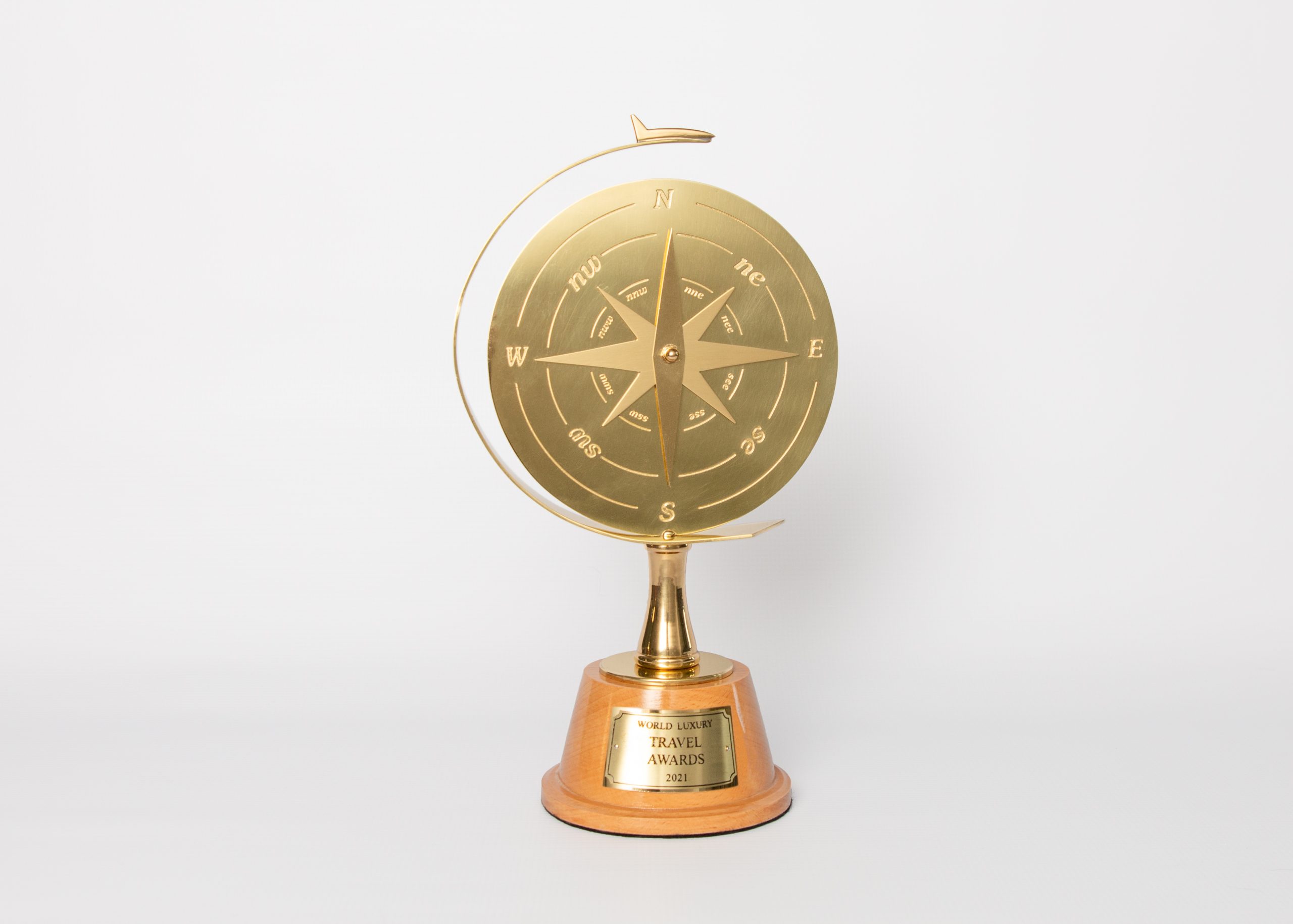 World Luxury Travel Awards Trophy The World Luxury Awards